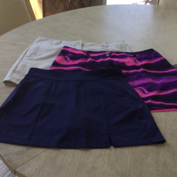 Skirts | Golf Skorts Three Included In This Package Save On Shipping ...